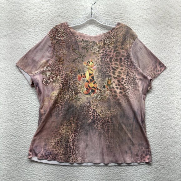 Disney | Tops | Y2k Vintage Disney Plus Size Tigger Winnie The Pooh Top ...